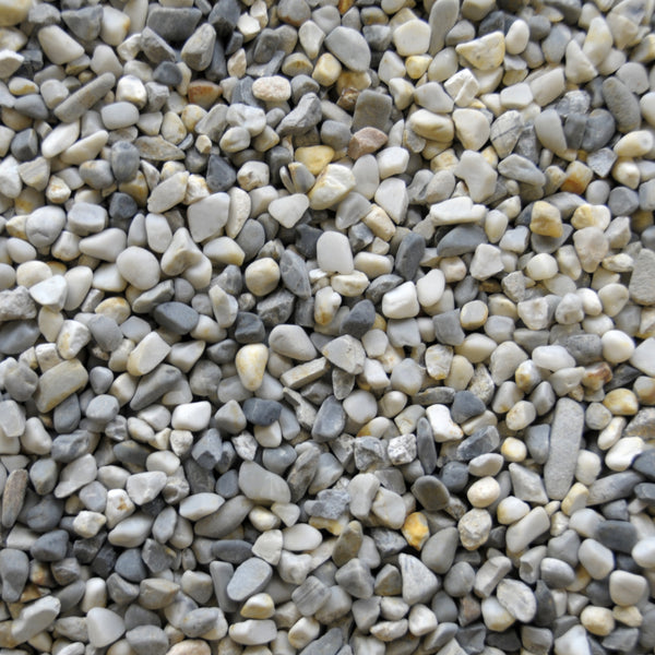 Grey Blend Aggregate, 5/16" – Pebble Tile Mosaics