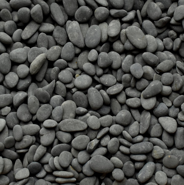 Black Pebble, 3/4" - 1" – Pebble Tile Mosaics