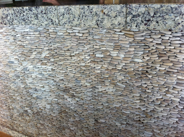 Standing Java Pebble Tile, 6"x12" – Pebble Tile Mosaics
