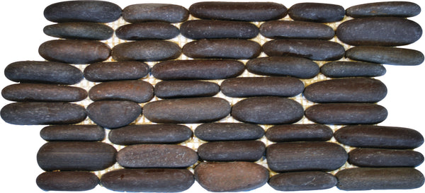 Standing Cherry Pebble Tile, 6"x12" – Pebble Tile Mosaics