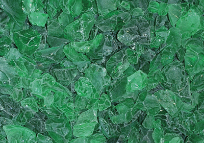 Beach Glass - Emerald – Pebble Tile Mosaics