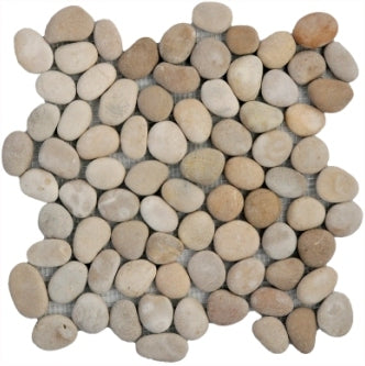 Natural Tan Pebble Tile – Pebble Tile Mosaics
