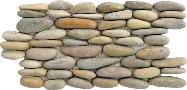Standing Java Pebble Tile, 6"x12" – Pebble Tile Mosaics