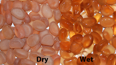 Sea Glass Pebble Peach – Pebble Tile Mosaics